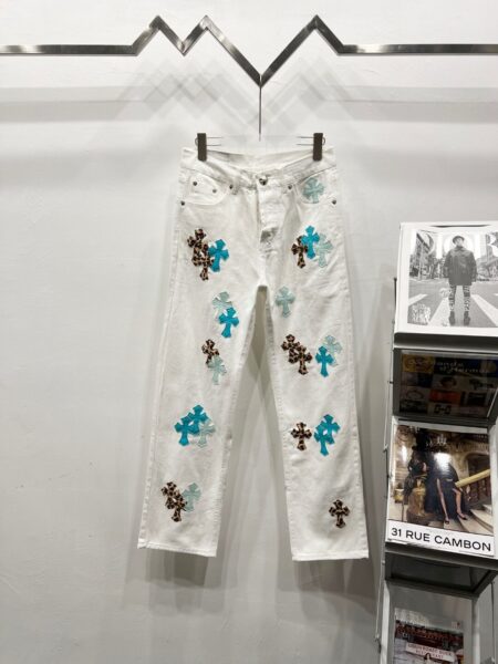 Wholesale buy Chrome Hearts c016 SS25 New Ice Blue Leopard Print Cross ...